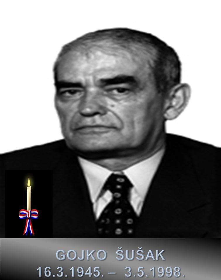In memoriam Gojko Šušak | Udruga 2.gbr "GROMOVI"