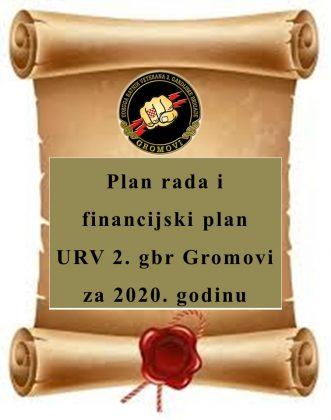 Plan rada i financijski plan URV 2. gbr Gromovi za 2020. godinu ...